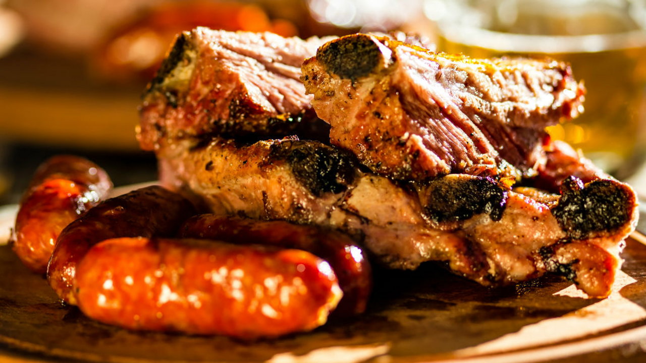 Skeleton BBQ Rubbed Ribs & Sticky Intestine Sausages | Ireland AM