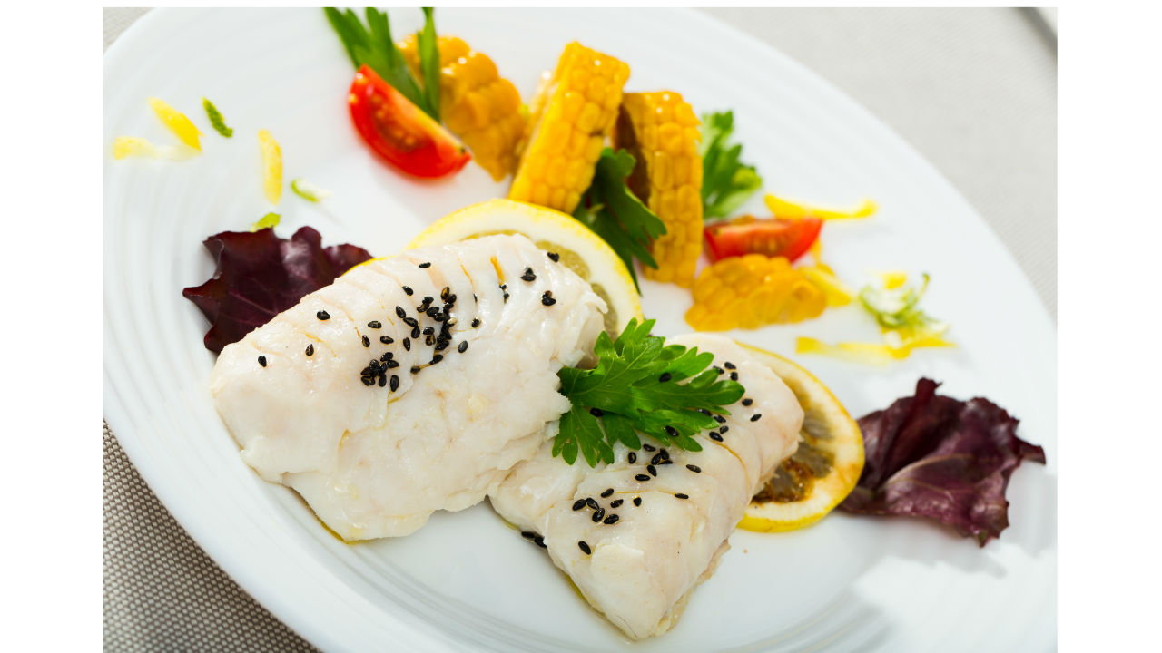 Steamed Atlantic Hake with Ginger, Coriander, Spring Onion and Soy ...