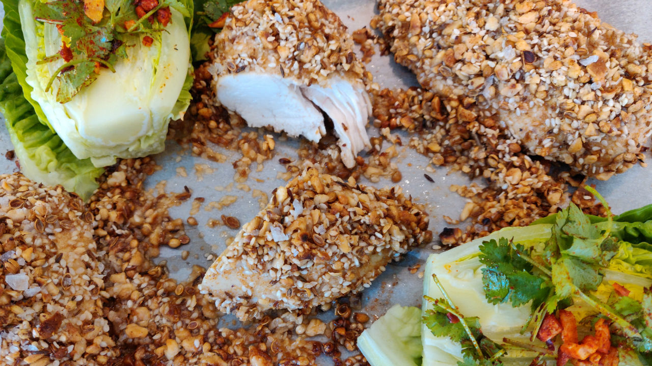 Crispy Dukkah Chicken | The Six O'Clock Show