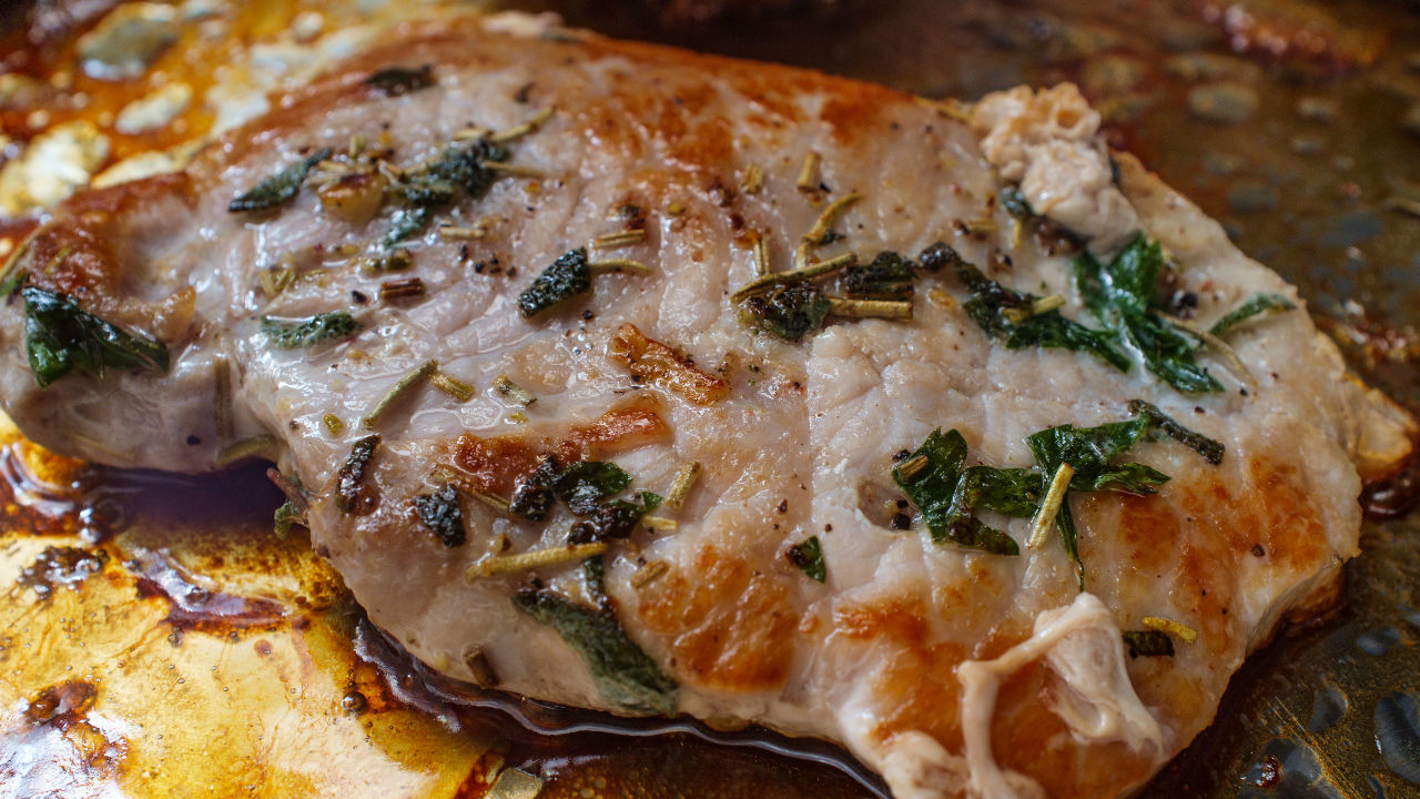 Sage Fried Pork Chop With A Black Pudding Hash | Ireland AM