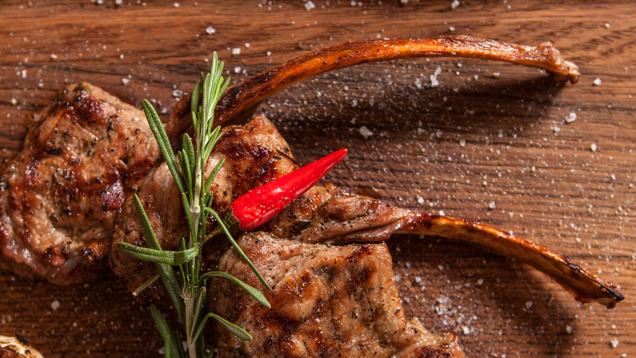 Moroccan Spiced Lamb Chops with Ratatouille and Feta Cheese | The Six O ...